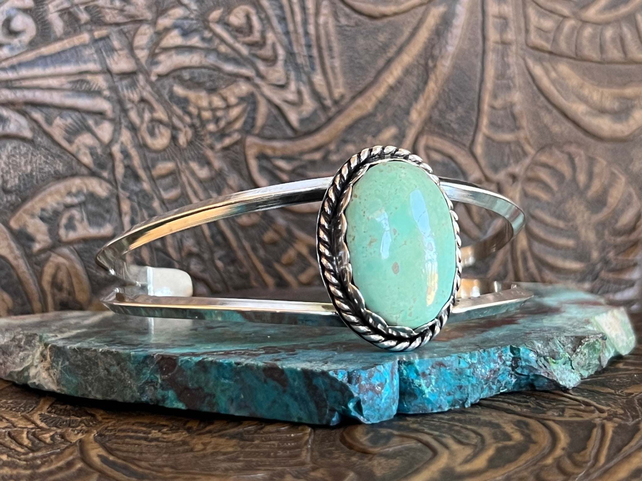 Hidden Valley Turquoise Sterling Bracelet – Fresh Fire Trading