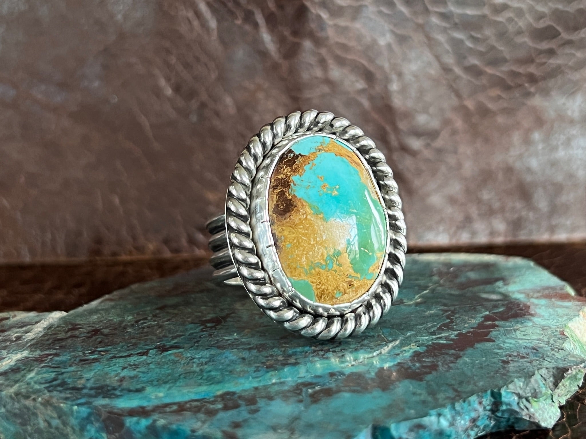 Royston Turquoise Men's Ring – Fresh Fire Trading